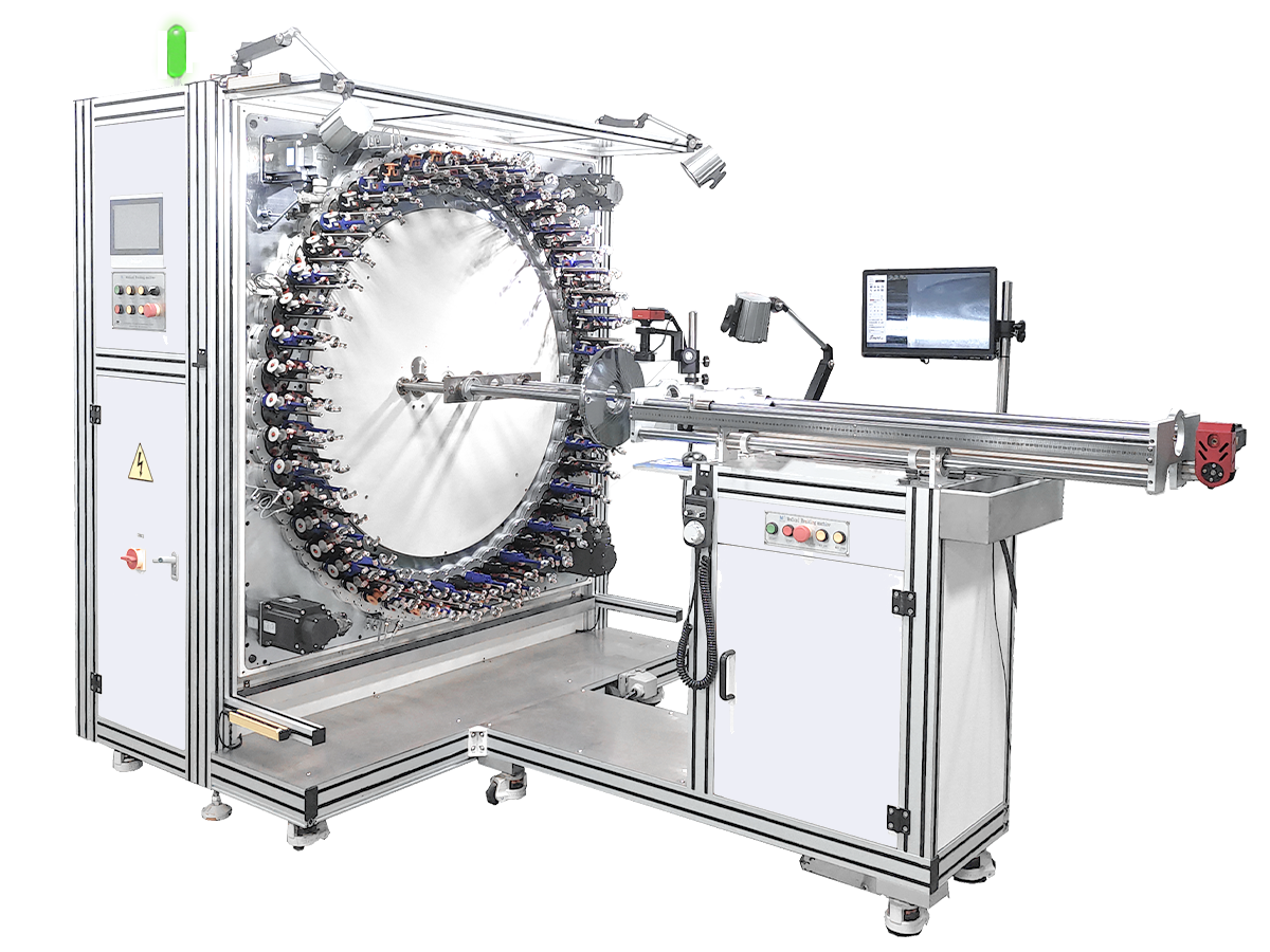 HORIZONTAL STENT&OCCLUDER BRAIDING MACHINE MB-96A1WZ - MB Medical Braider